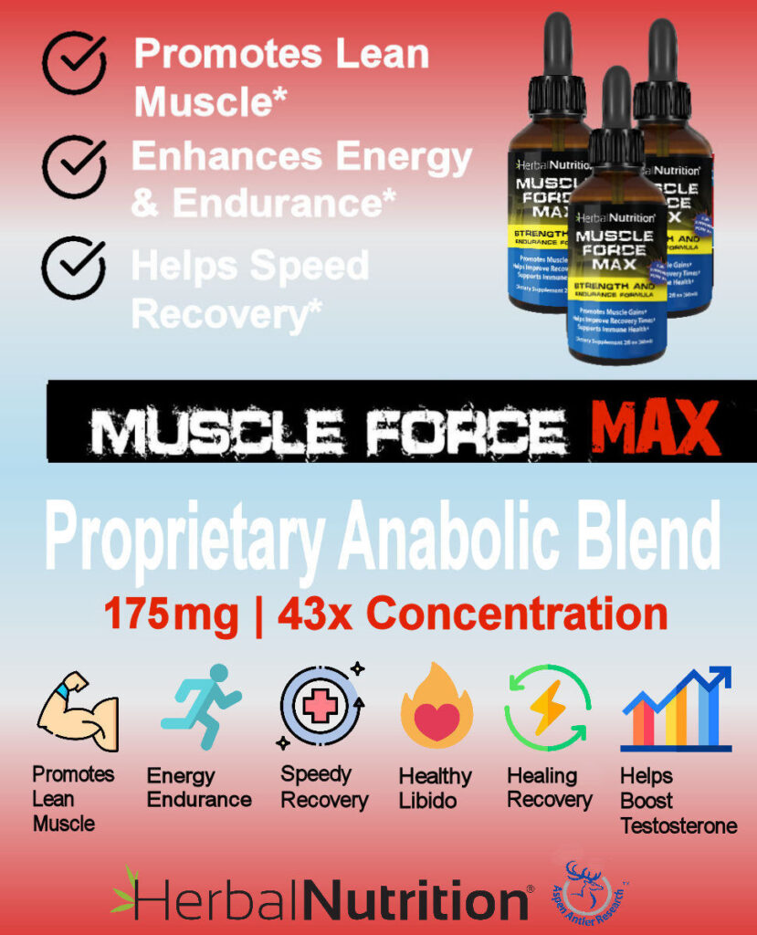 Muscle Force Max Muscle Building Supplement - Herbal Nutrition