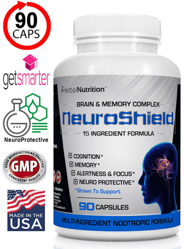 NeuroShield Brain & Memory Complex - Herbal Nutrition